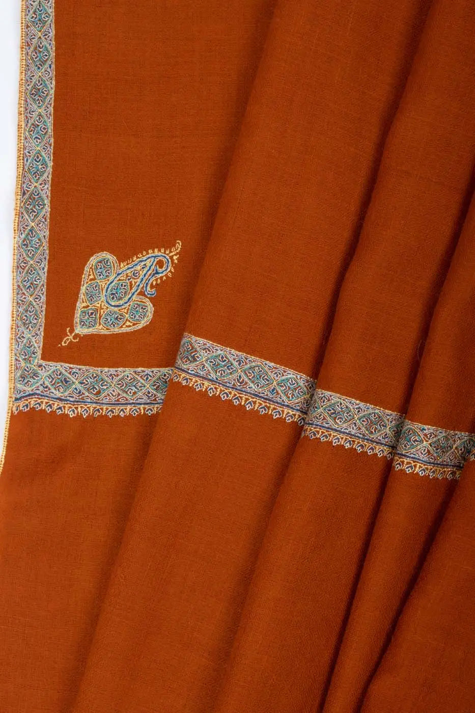 Rust Colored Scarves, Minimalist Fashion, Wraps for Autumn, Cashmere ...